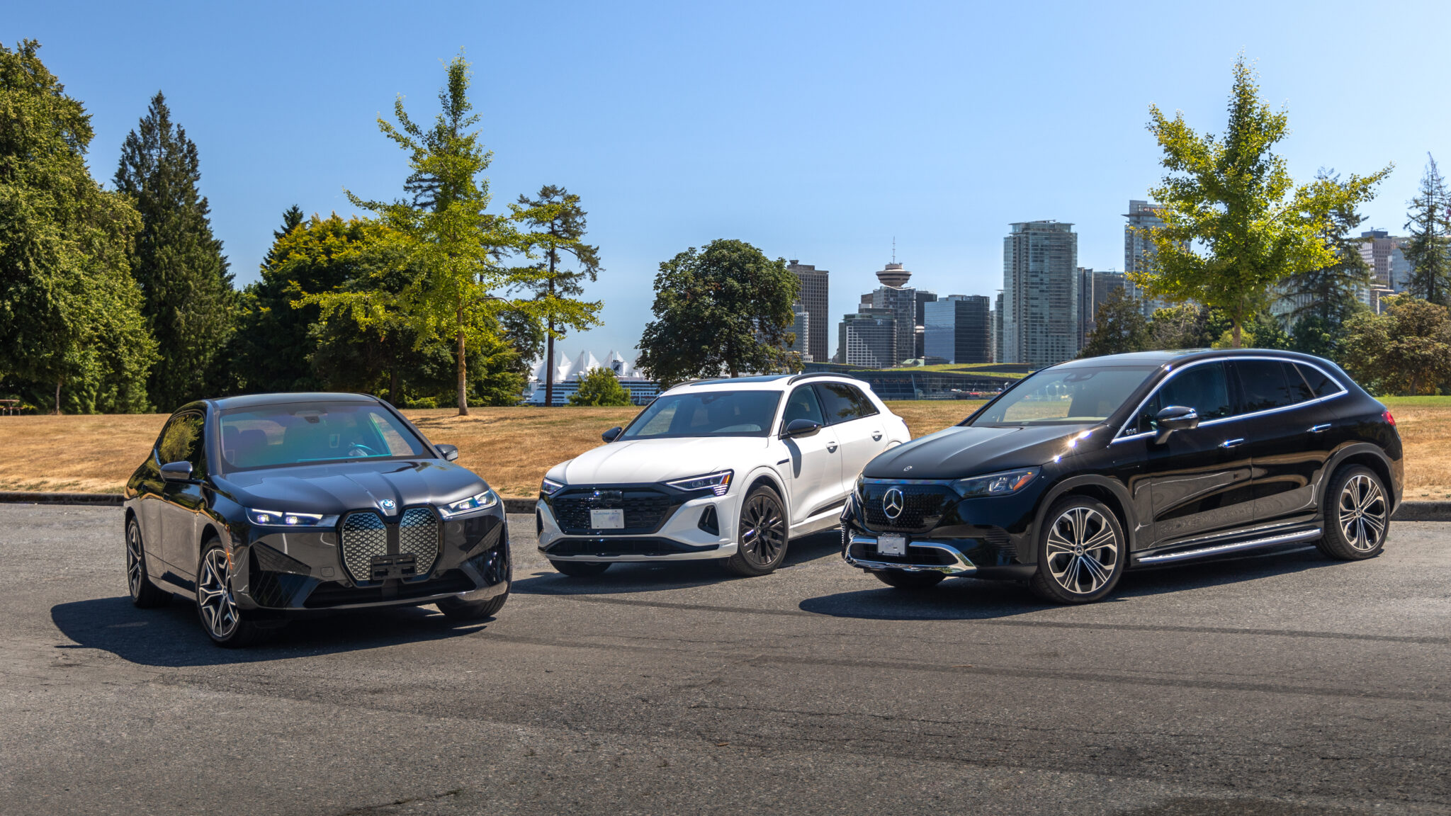 EV SUV Comparison: 2024 Audi Q8 e-Tron vs 2023 BMW iX vs 2023 Mercedes ...
